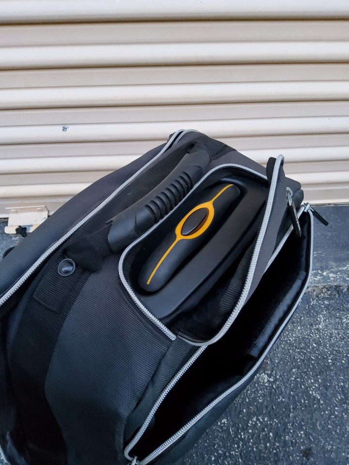 IKEA Family Upptacka Rolling Backpack Bag Carry On Luggage Green | eBay