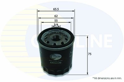 FOR TOYOTA AYGO 1 L COMLINE ENGINE OIL FILTER CTY11170 | eBay