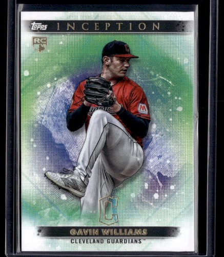 GAVIN WILLIAMS 2024 TOPPS INCEPTION RC CLEVELAND GUARDIANS #18 | eBay