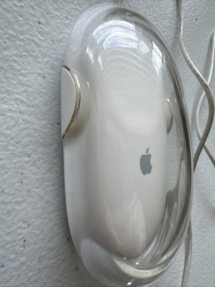 Apple Pro Mouse USB Clear White for iMac Power Mac G3 G4 M5769 M9035G/A ...