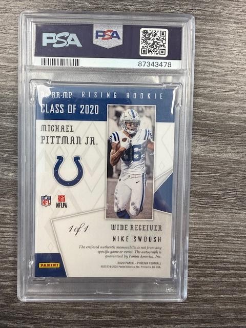 2020 Panini Phoenix Michael Pittman Jr. Rising Rookie Material ...
