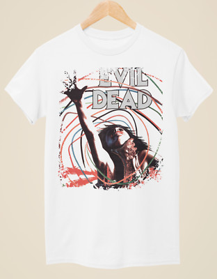 Evil Dead - Movie Poster Inspired Unisex White T-Shirt | eBay UK