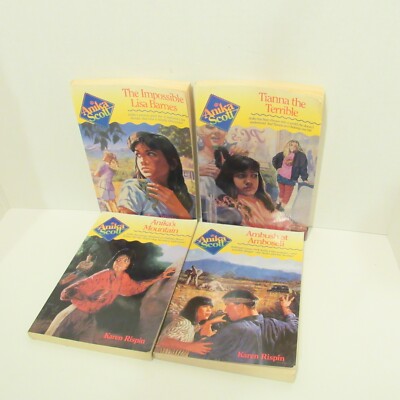 Karen Rispin THE ANIKA SCOTT BOOK SERIES (Volumes 1-4, PBS 1992) Ages 8 ...