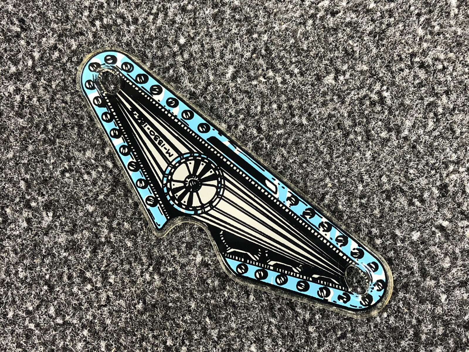 Bally Embryon Pinball Machine Playfield Slingshot Plastic M-1330-186-2 ...