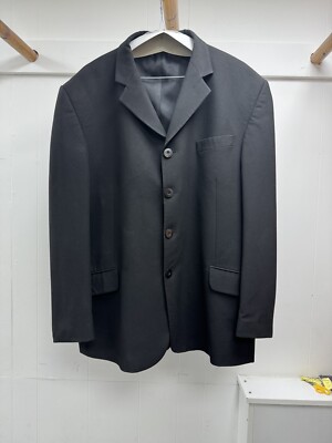 NEJO DESIGN Men Black Coat Size 2XL Condition 9/10 | eBay UK