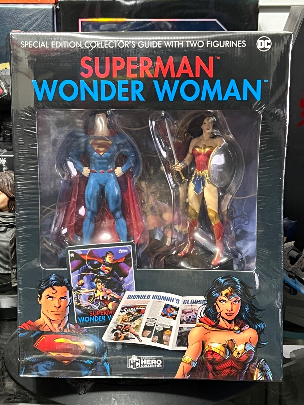 Hero Eaglemoss Collector Edition - Superman + Wonder Woman Figures ...