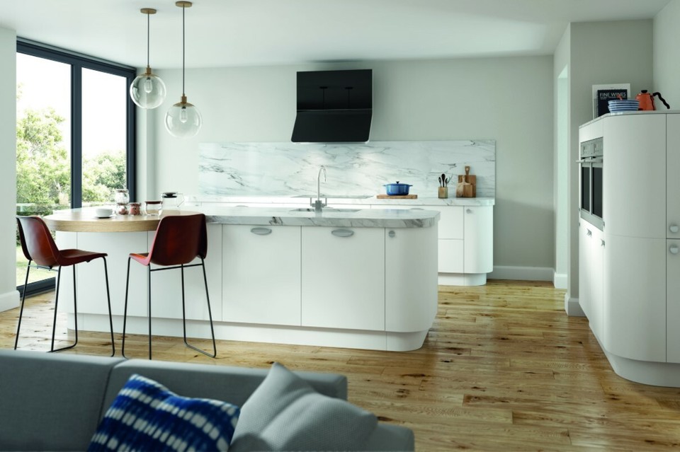 Vivo Gloss Matt Kitchen Cupboard Doors Drawers Painted Slab Replacement ...