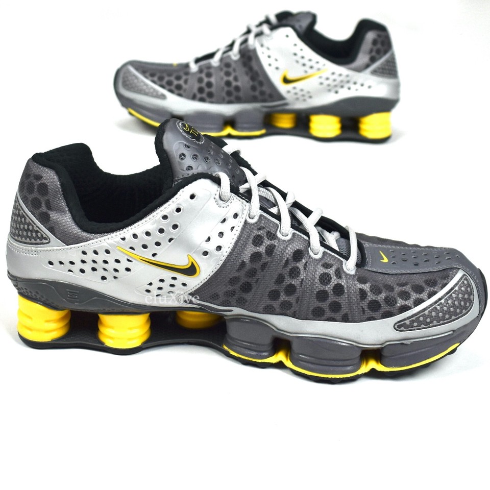 NWT Nike Shox TL3 OG Graphite Yellow Black Mens 10.5 US DS 2005 ...