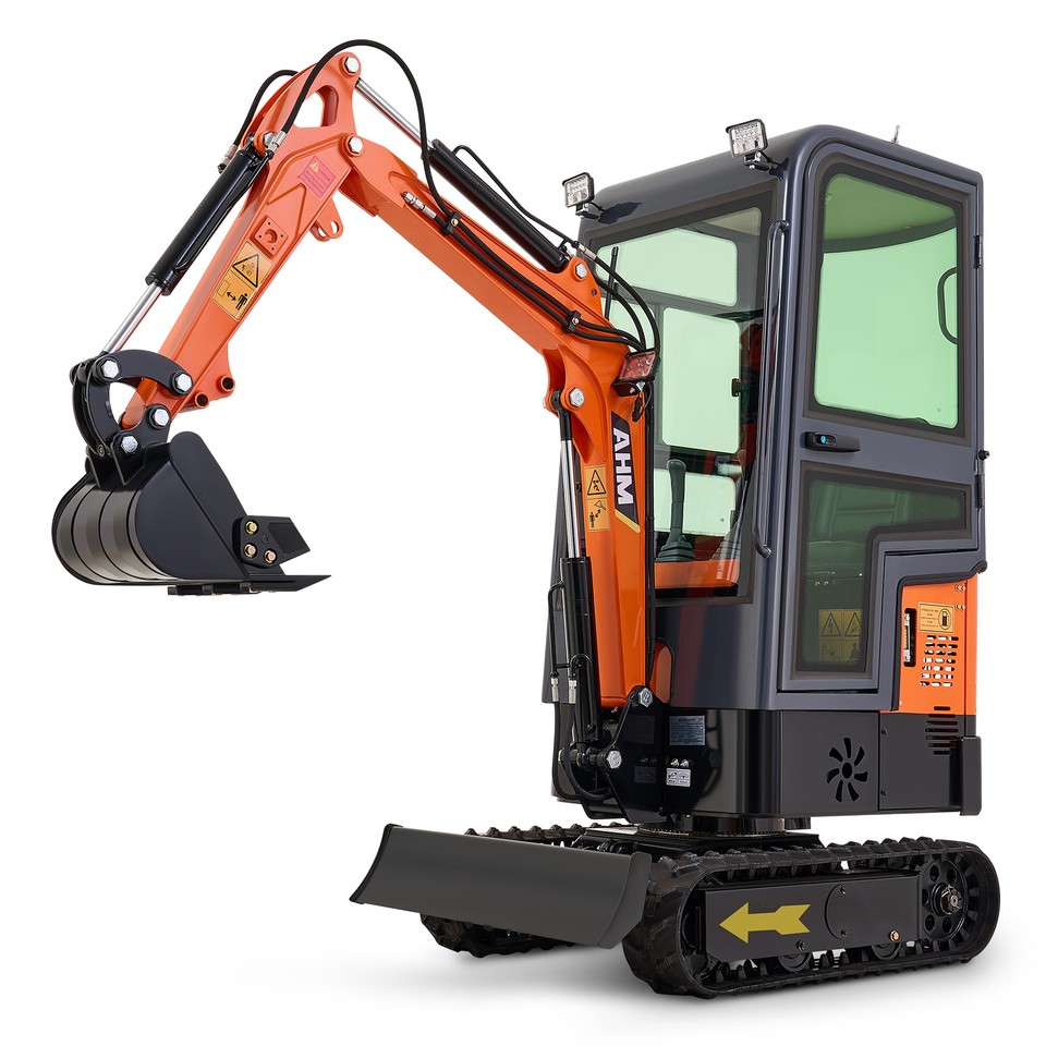 Upgrade 1T 1.3T Mini Excavator 13.5hp 23hp Digger Diesel Kubota/Gas B&S ...