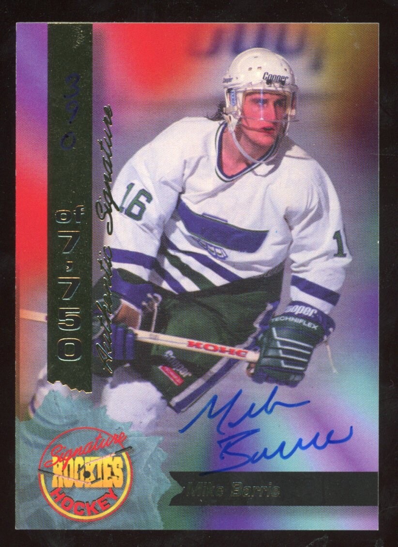 Mike Barrie 1994 Signature Rookies Auto #40 Serial #d 7750 | eBay