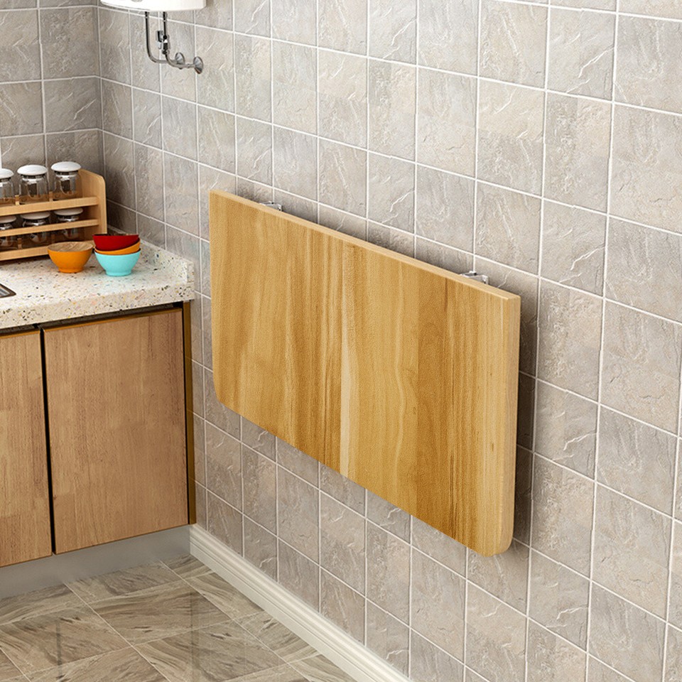 Home Wall Mounted Desk Folding Table on the Wall Drop-Leaf Desk for ...