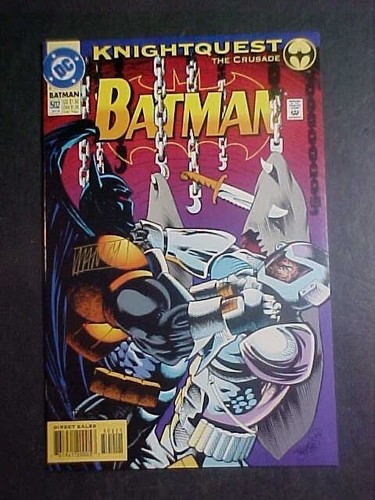 MIKE MANLEY SIGNED BATMAN #502! KNIGHTQUEST THE CRUSADE! NM 1993 DC ...