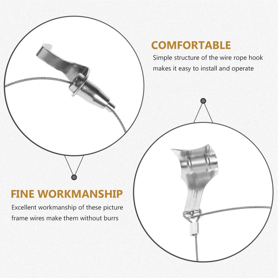 Poster Hanging Strips Wire Rope Suspension System Picture Frame Tool ...