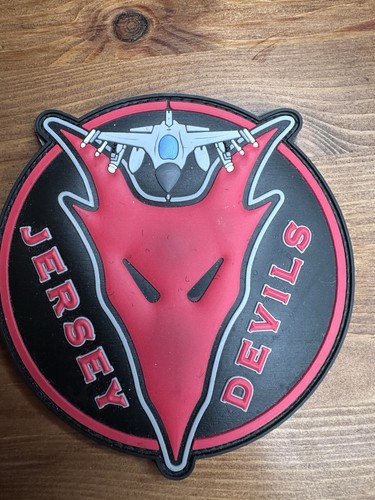 177th Fighter Wing USAF PVC Patch Jersey Devils FW NJ ANG f16 GWOT Hook ...
