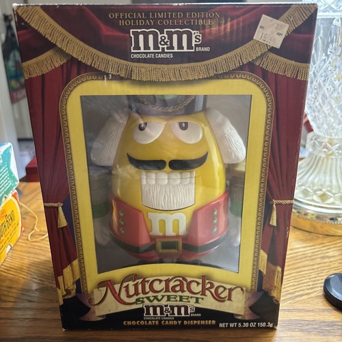 M&M Nutcracker Yellow Limited Edition Chocolate Candy Dispenser Rare New In Box | eBay