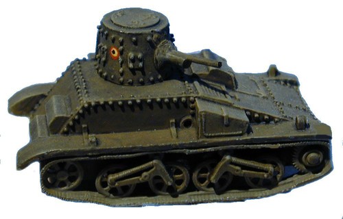 SHQ DV2 1/76 Diecast WWII Belgian Vickers Carden Lloyd T15 Light Tank ...