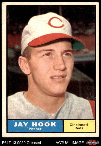 1961 Topps #162 Jay Hook Reds 3 - VG | eBay