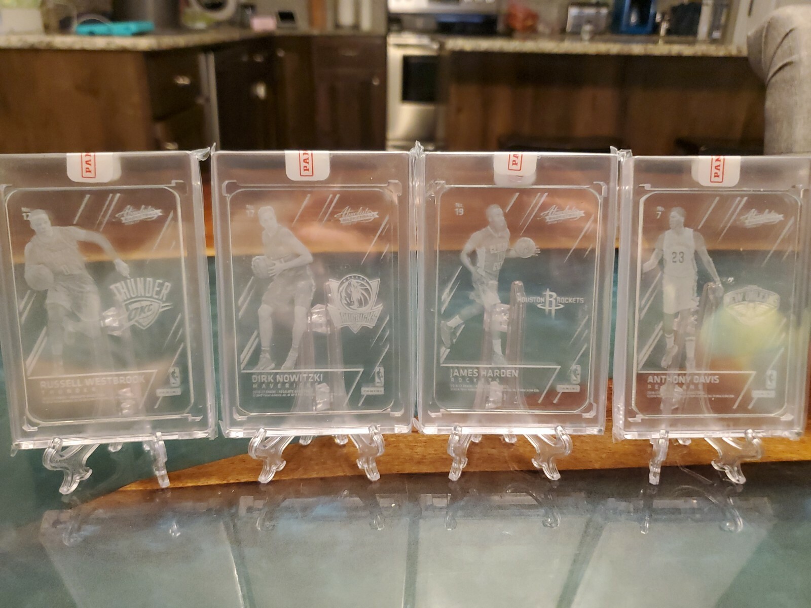 Rare 2016-17 Absolute Glass Complete 25 Card set.Kobe last year, lebron ...