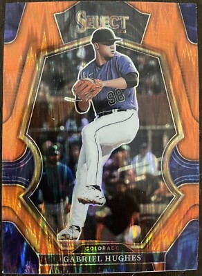 2023 Select Prizms Orange Flash #159 Gabriel Hughes Premier | eBay