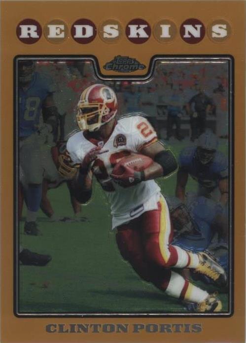 2008 Topps Chrome - Clinton Portis #TC35 Gold Refractor /199 for sale ...