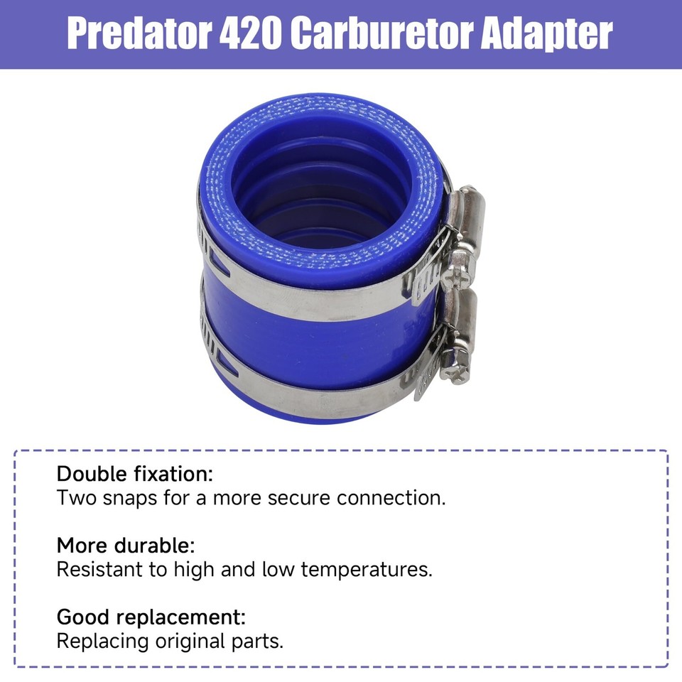 Blue VM34 Carburetor Carb Air Filter Kit For Predator 420cc 301cc GX390 ...