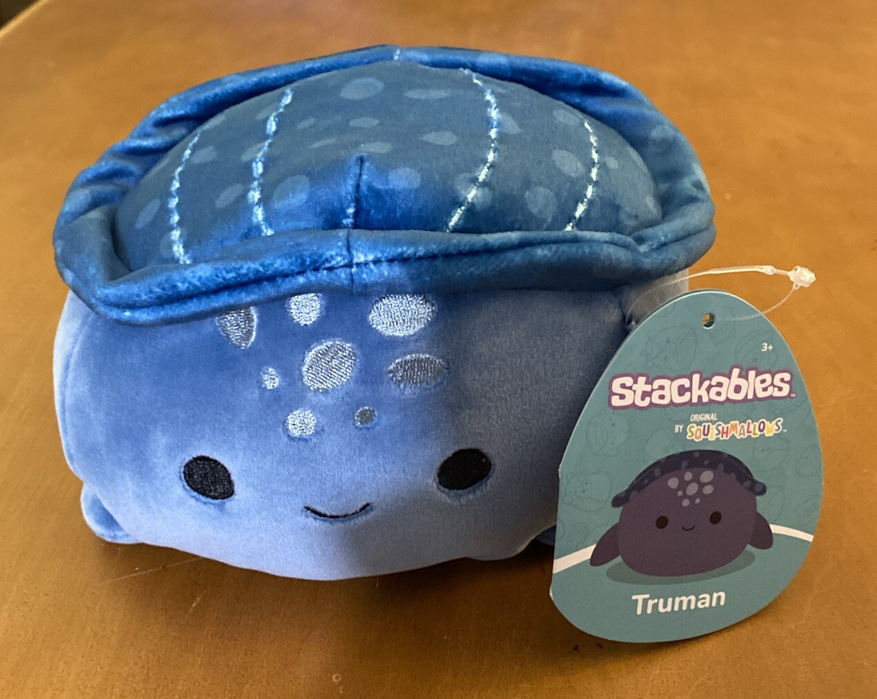 Squishmallows Stackable Truman the Blue Turtle Plush 5" | eBay