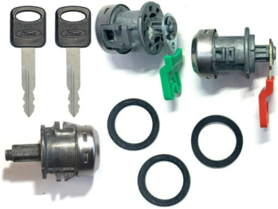 Ford Excursion 00-06 Door Pair & Rear Tailgate Key Cylinder Lock Set W ...