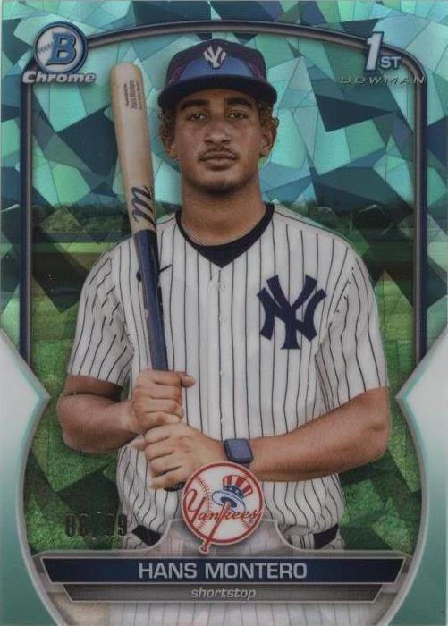 2023 Bowman Chrome Sapphire Edition - Prospects Hans Montero #BCP-173 ...