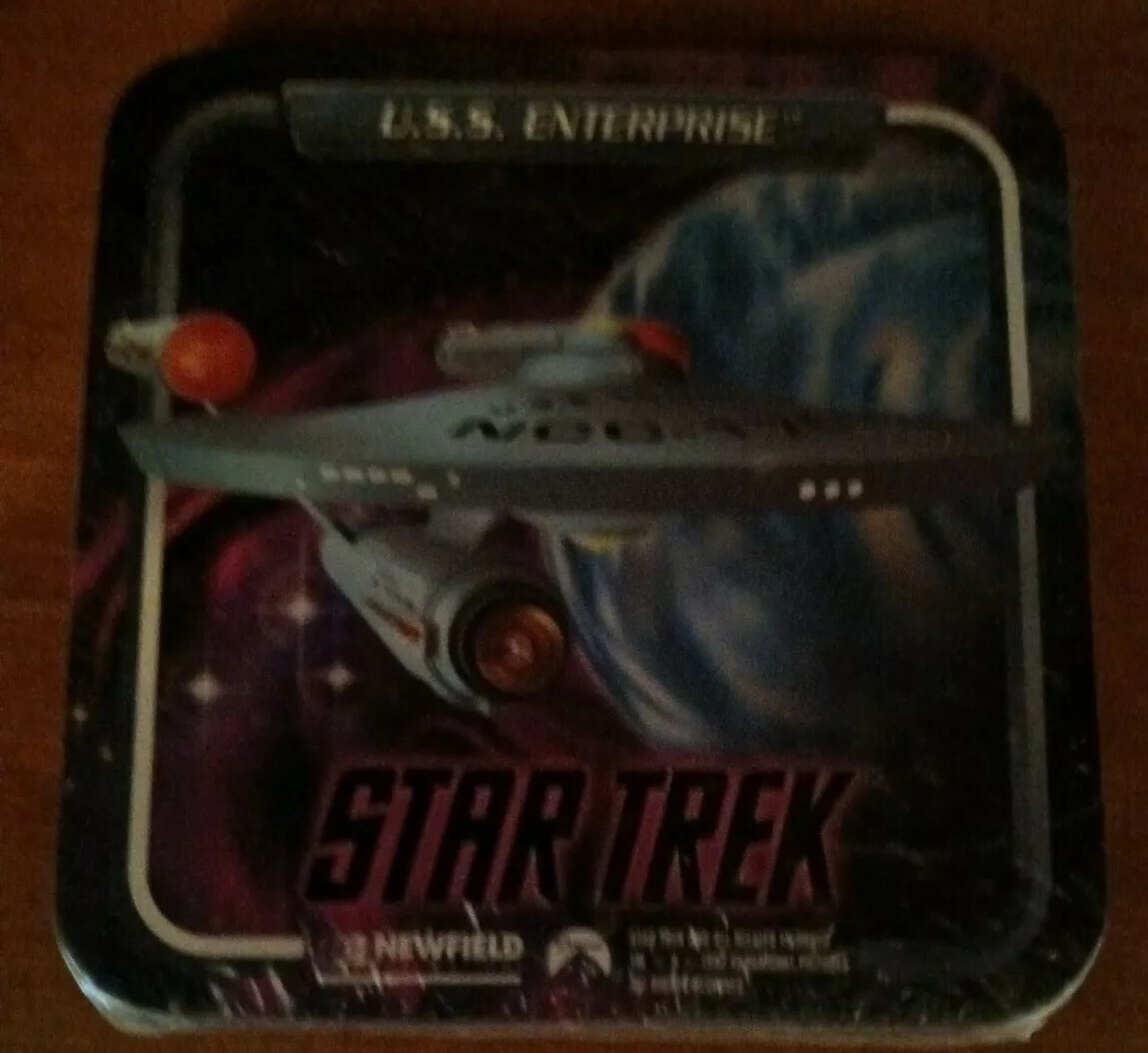 Vintage Star Trek Coasters Set Of 4 U.S.S. Enterprise Newfield 1997 ...