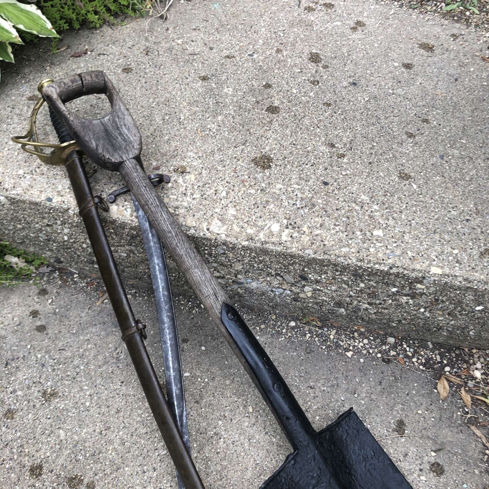 civil war Entrenching shovel D handle Spade civilwar US CSA original | eBay