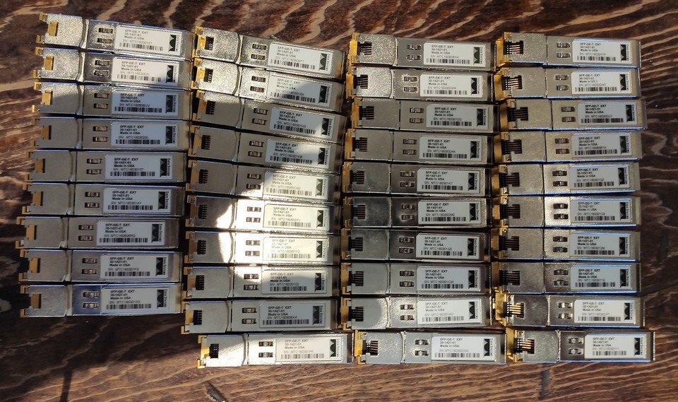 Lot Of 39X CISCO SFP-GE-T Copper Transceiver Module Tested/Working 30 ...