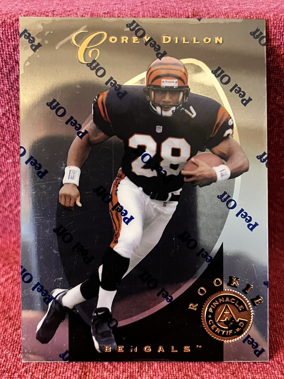 Corey Dillon 1997 Pinnacle Certified #145 Cincinnati Bengals Rookie ...