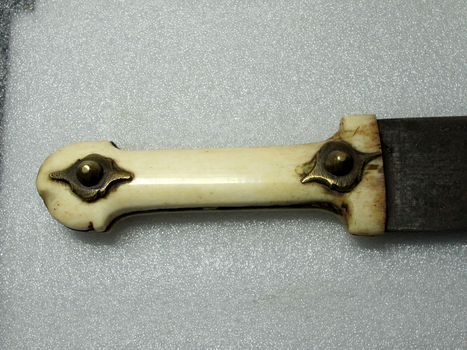 Antique Russian Kinjal dagger shashka bebut blade gold inlay early 19th ...