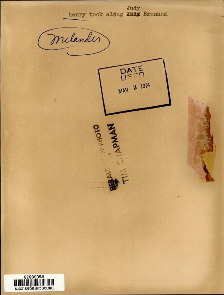 1974 Press Photo Hialeah Mayor Henry Milander took along Judy Branham ...