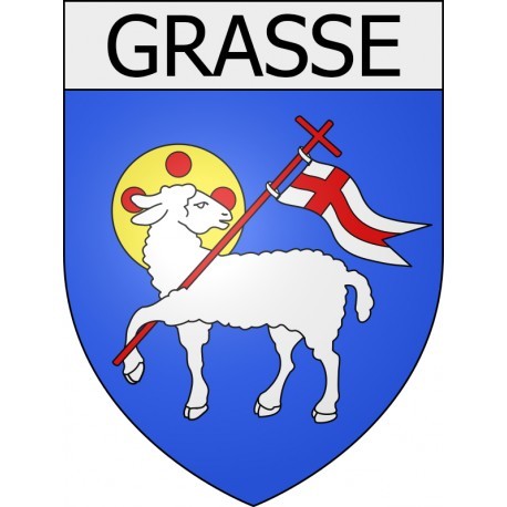 Grasse 06 ville Stickers blason autocollant adhésif Taille:12 cm | eBay