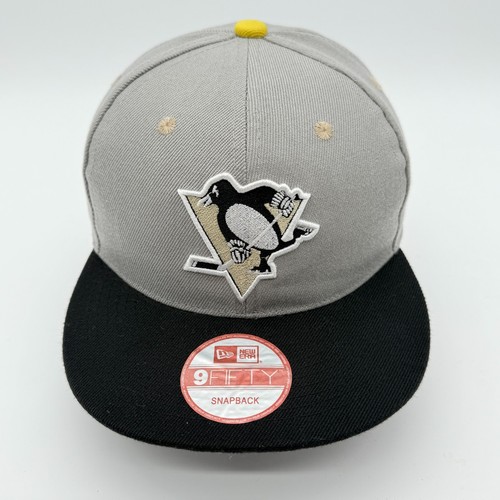 Pittsburgh Penguins NHL New Era 9FIFTY Cap Hat Snapback Gray Snap Wool ...