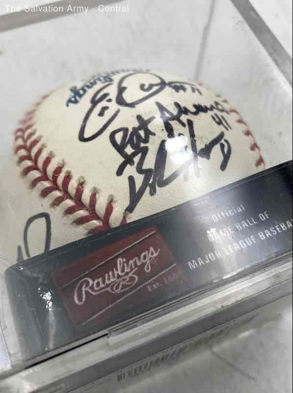 Rawlings Signed Official Major League Baseball Collectible With Display ...