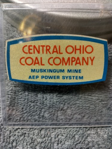SUPER RARE CENTRAL OHIO COAL COMPANY 1970'S MUSKINGUM MINE STICKER | eBay