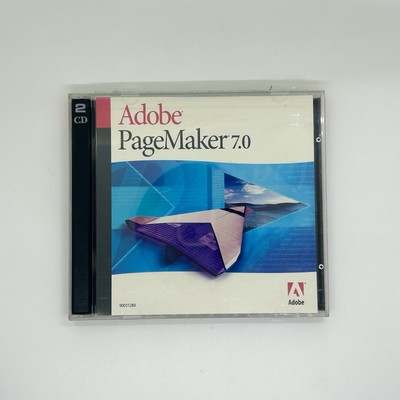 7.0, Adobe PageMaker 7.0 for Windows/Mac 2Disc Set with KEY CODE UPDATE ...