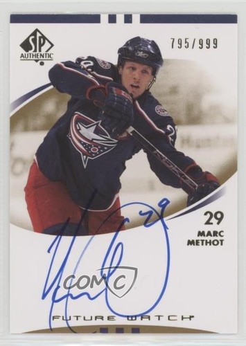 2007-08 SP Authentic Auto Future Watch /999 Marc Methot #209 Rookie ...