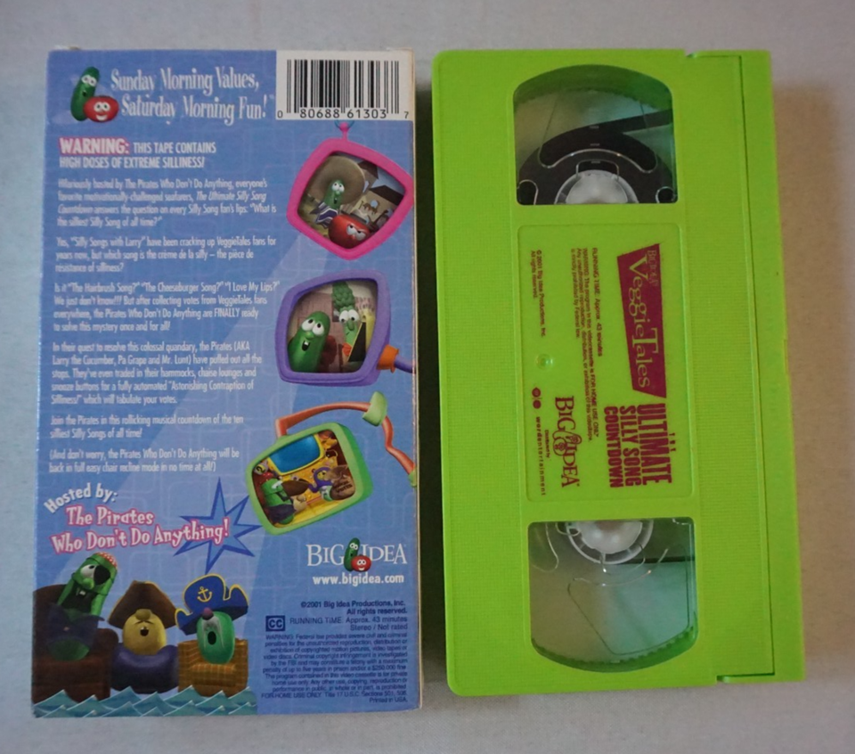 VeggieTales The Ultimate Silly Song Countdown VHS | eBay