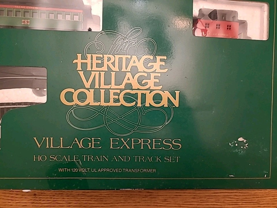 Dept 56 Heritage Village Express Electric HO Train Set #5980-3 Complete ...
