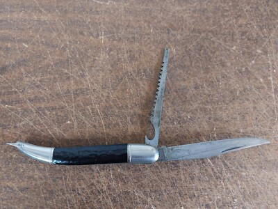 Vintage Contento Made in Germany 2 blade Fishing Folding pocket knife ...