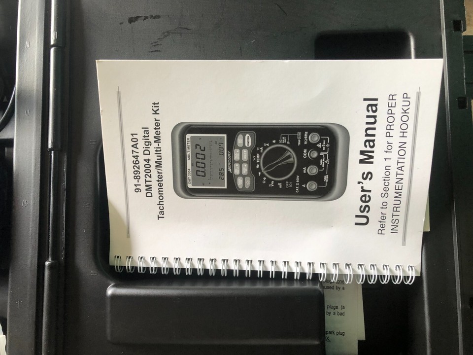 Mercury Marine DMT2004 Digital Tachometer/Multi-Meter Kit 91-892647A01 ...