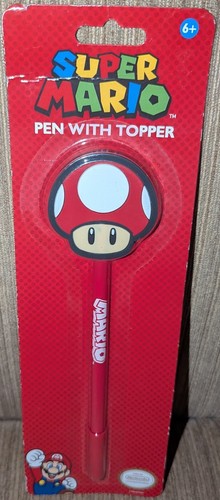 NEW Super Mario Pen With Mushroom Topper (Nintendo) | eBay