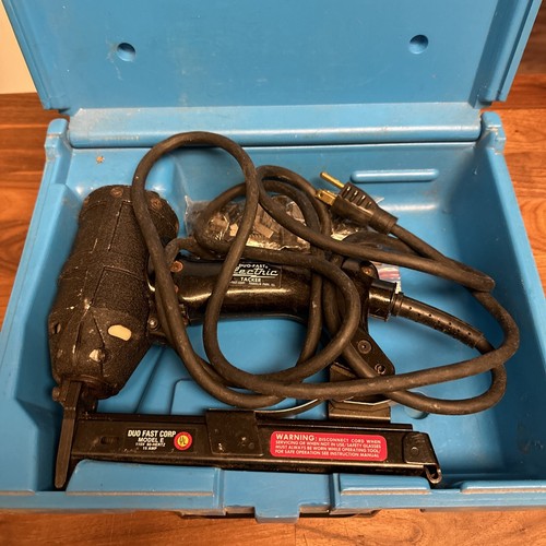 Duo Fast Electric Tacker Staple Gun Model E | eBay