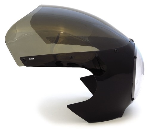Cafe Racer Retro Drag Racing Motorcycle Fairing - Black - Smoke ...