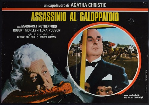 fotobusta ASSASSINIO AL GALOPPATOIO AGATHA CHRISTIE RUTHERFORD MISS ...