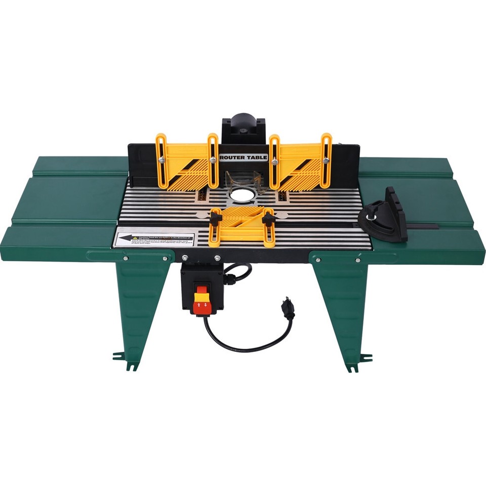 Electric Benchtop Router Table Wood Working Craftsman Tool Aluminium 6 ...