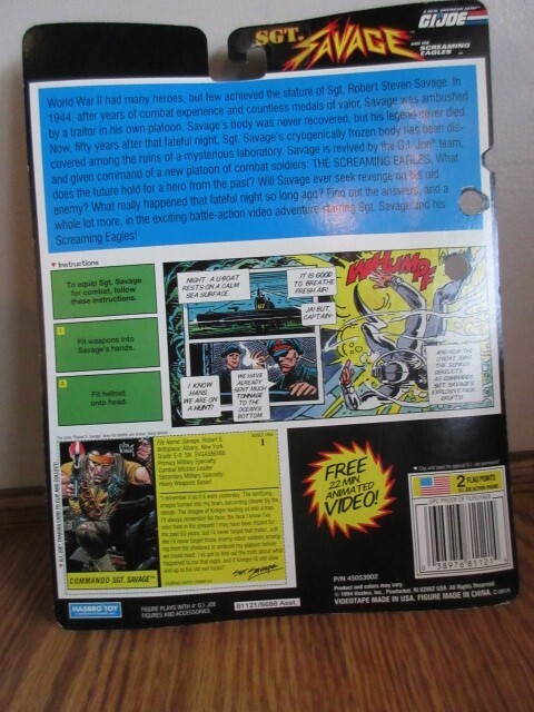 1994 Hasbro GI Joe Sgt. Savage Cryo Freeze | eBay